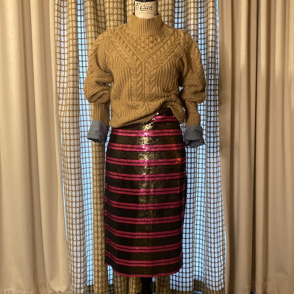 J. Crew | Skirts | Jcrew Collection Sequin Pencil Skirt | Poshmark